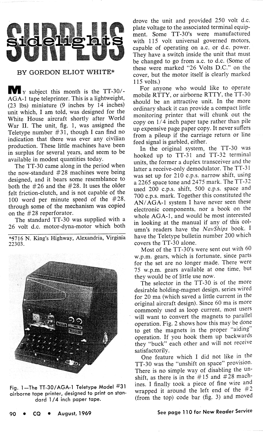 Teletype Model 31